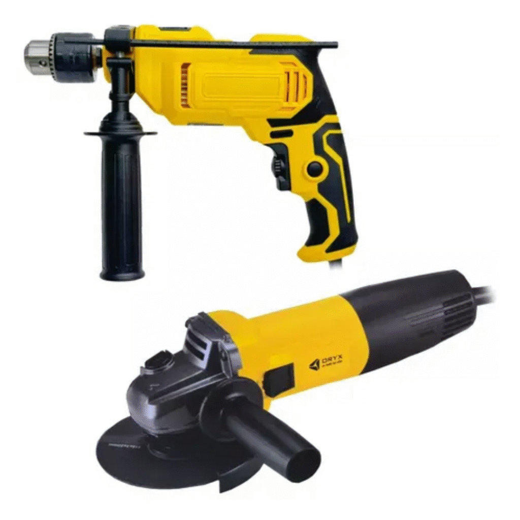 taladro de impacto + amoladora angular OR-AG125/OR508 oryx – Seacom srl